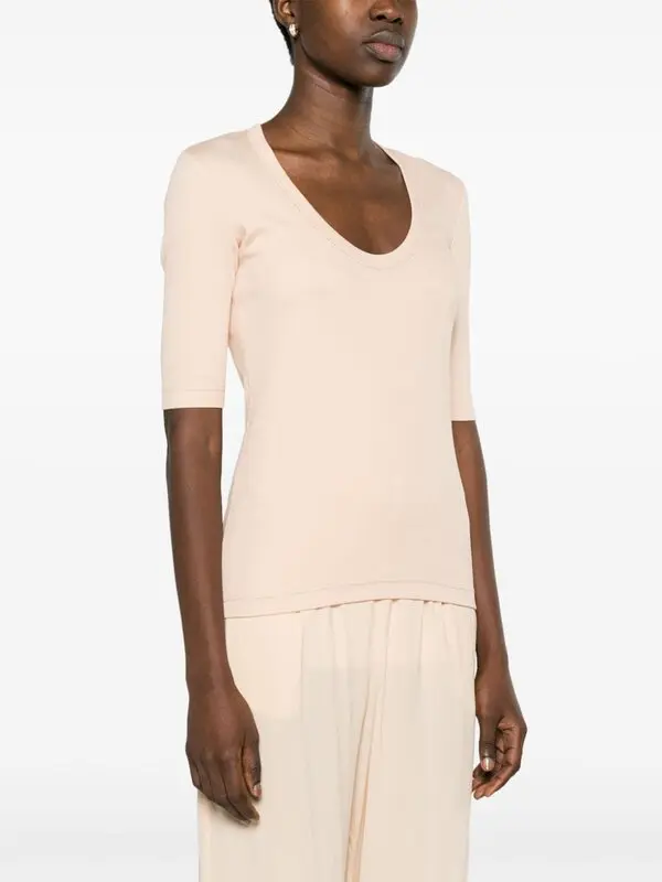 Fabiana Filippi Beaded Trim Top