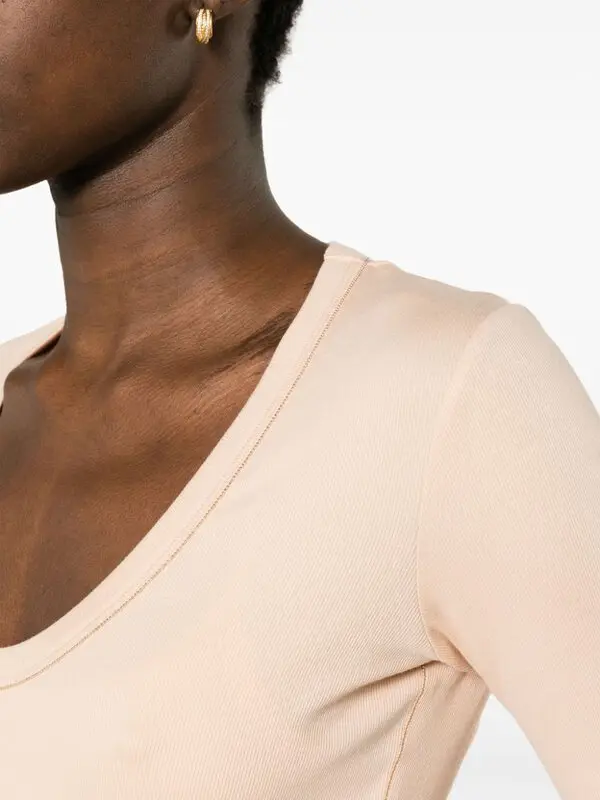 Fabiana Filippi Beaded Trim Top