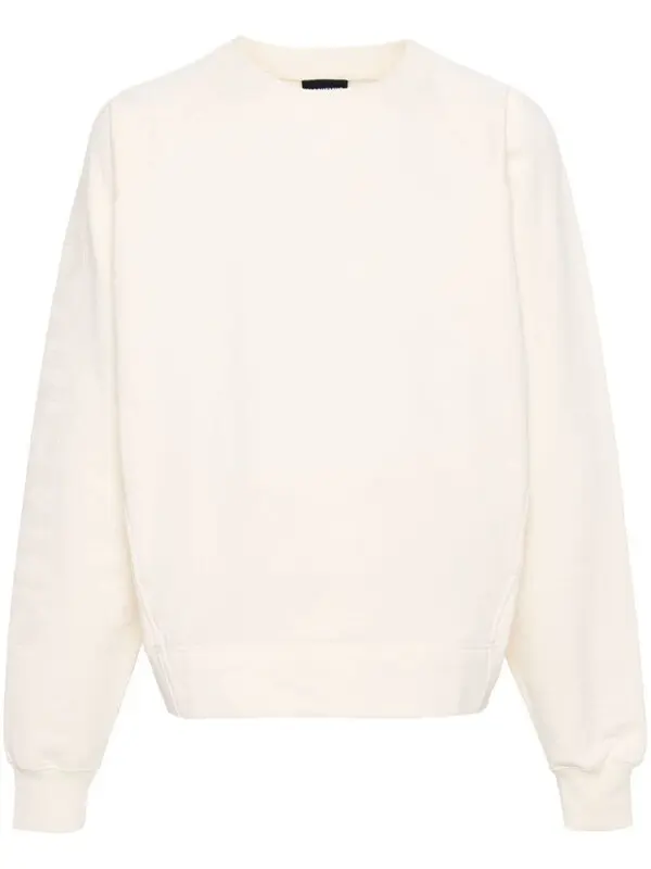 Jacquemus Le Sweatshirt Typo Top - Neutrals