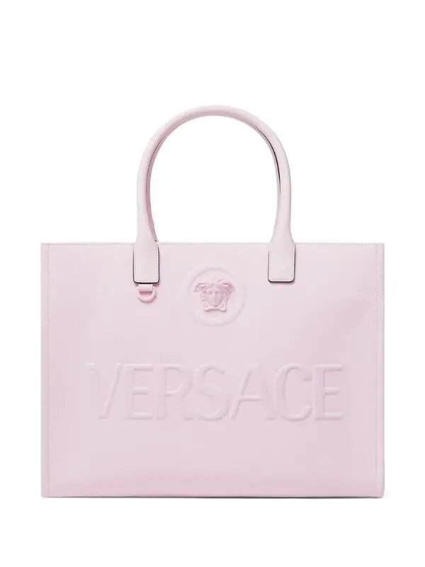 Versace La Medusa Large Tote Bag - Pink