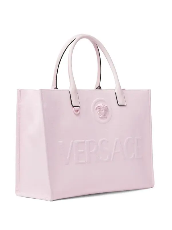 Versace La Medusa Large Tote Bag - Pink