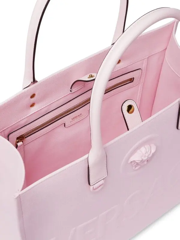 Versace La Medusa Large Tote Bag - Pink