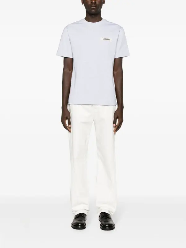 Jacquemus Le T-shirt Gros Grain Top - Grey