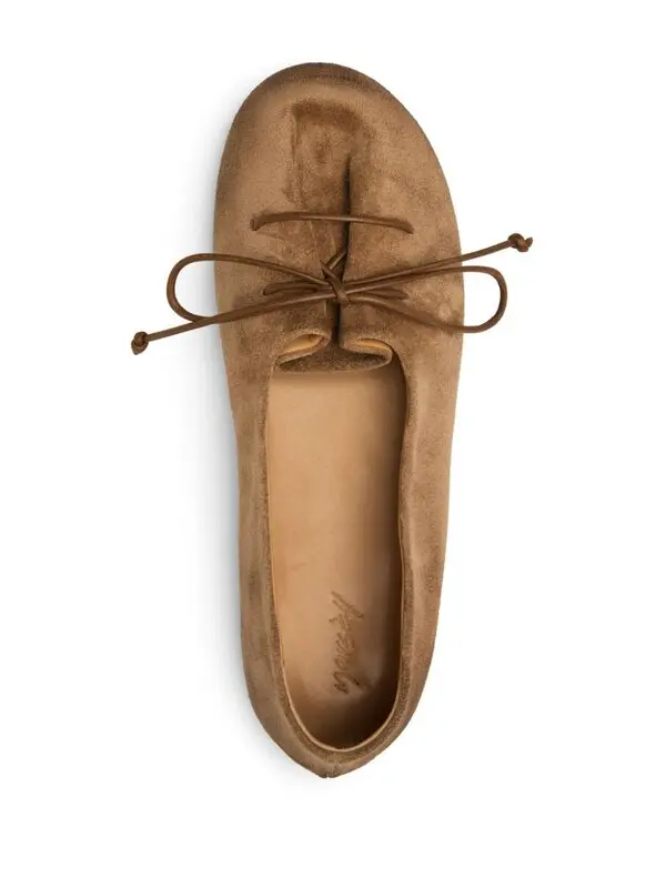 Marsèll Girella Suede Ballet Flats - Brown
