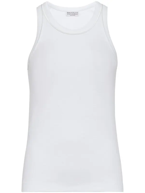 Brunello Cucinelli Fine-ribbed Tank Top