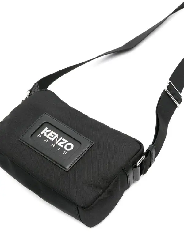 Kenzo Embossed Logo Messenger Bag