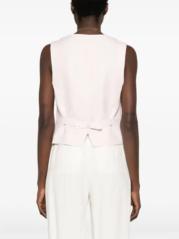 P.a.r.o.s.h V-neck Tailored Waistcoat - Pink