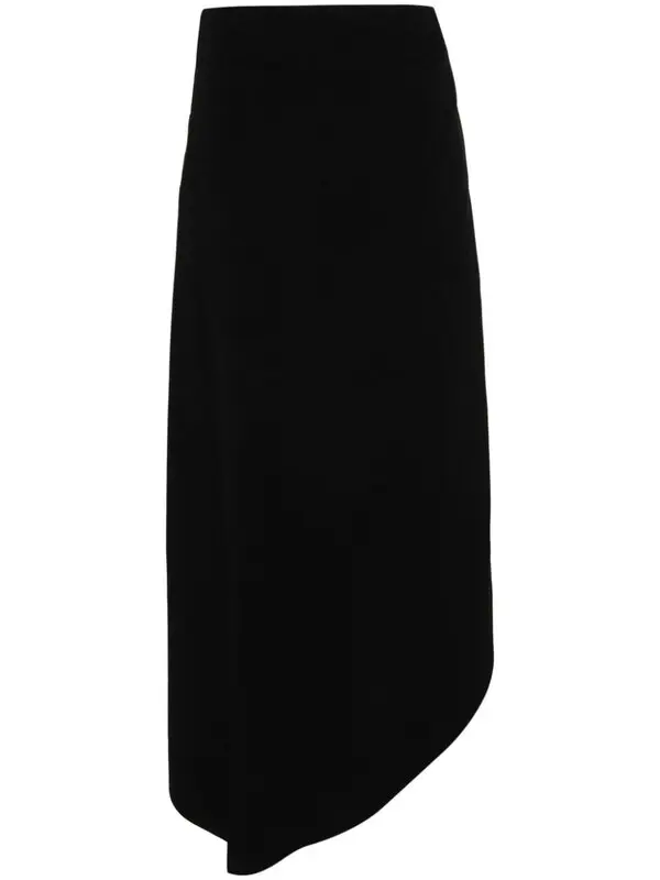 Gauge81 Ribbed Asymmetric Skirt