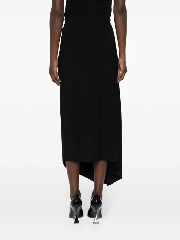 Gauge81 Ribbed Asymmetric Skirt