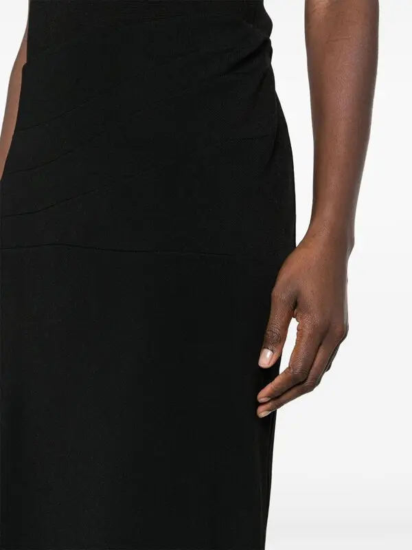 Gauge81 Ribbed Asymmetric Skirt