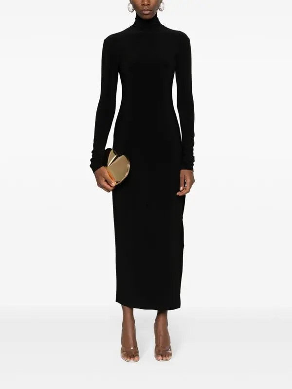 Norma Kamali Side-slit Maxi Dress