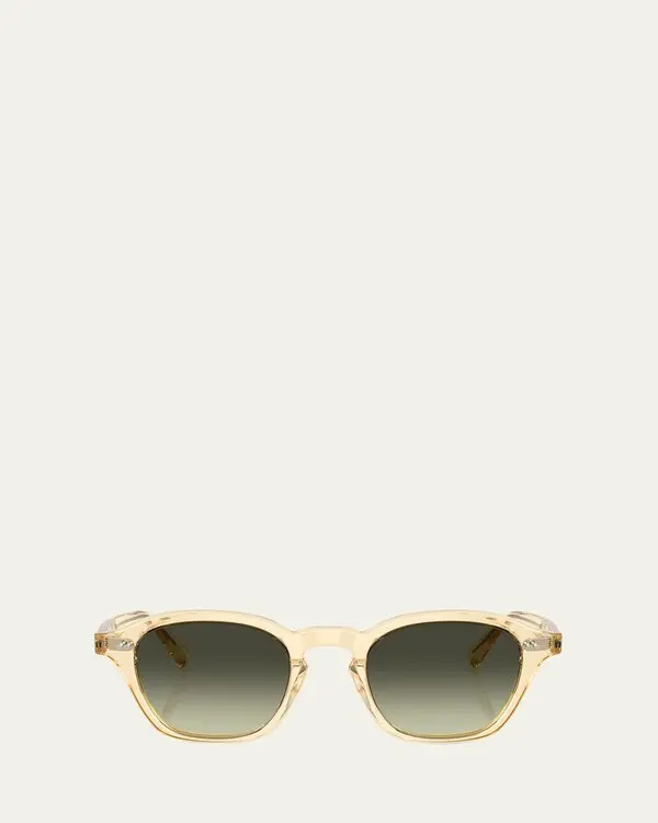 Oliver Spencer Acetate Square Frame Sunglasses - Gradient