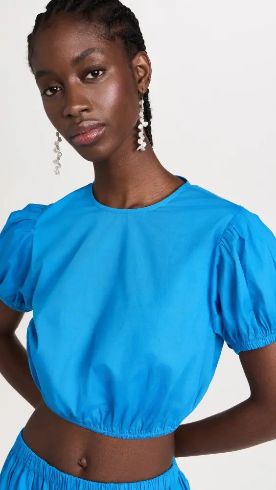 Playa Lucila Crew Top - Blue