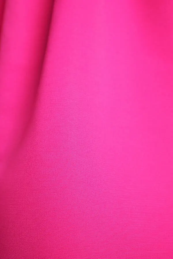 Sloane Asymmetric Bow Taffeta A-line Midi Dress - Pink