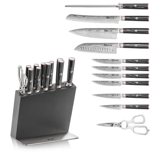 CANGSHAN Yari Series 12 Piece Hua Knife Block Set