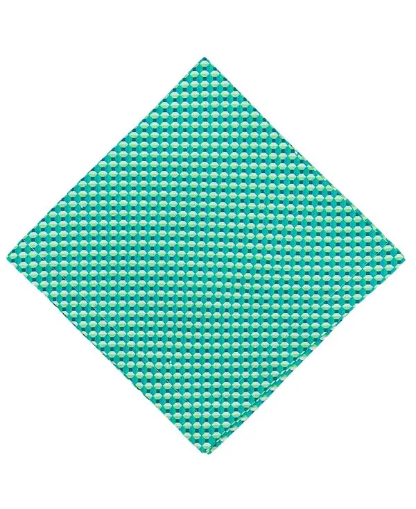 TINA CHEN DESIGNS Retro Cube Napkins, Set Of 4 - Emerald