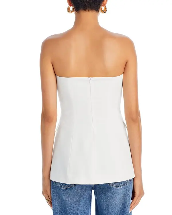 FORE Strapless Top - White