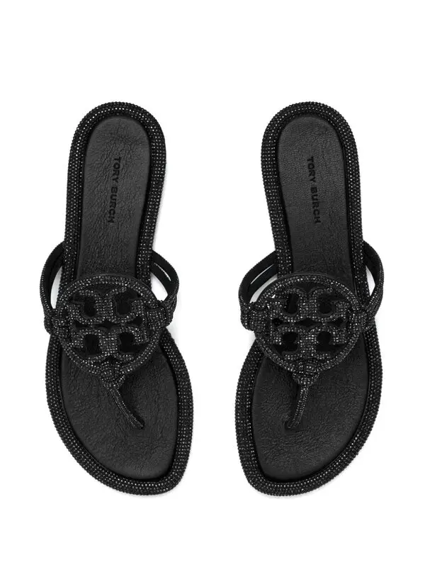 Tory Burch Miller Crystal-embellished Flip-flops