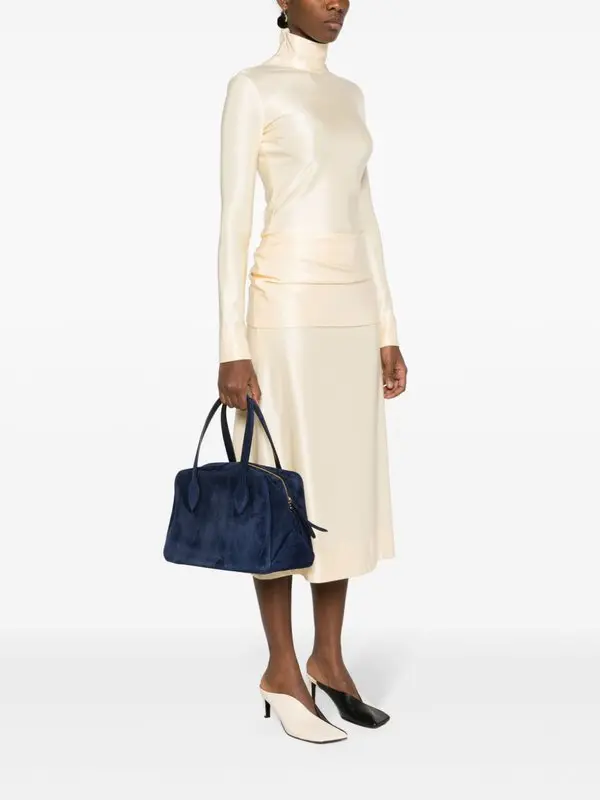 Khaite The Medium Maeve Suede Tote Bag
