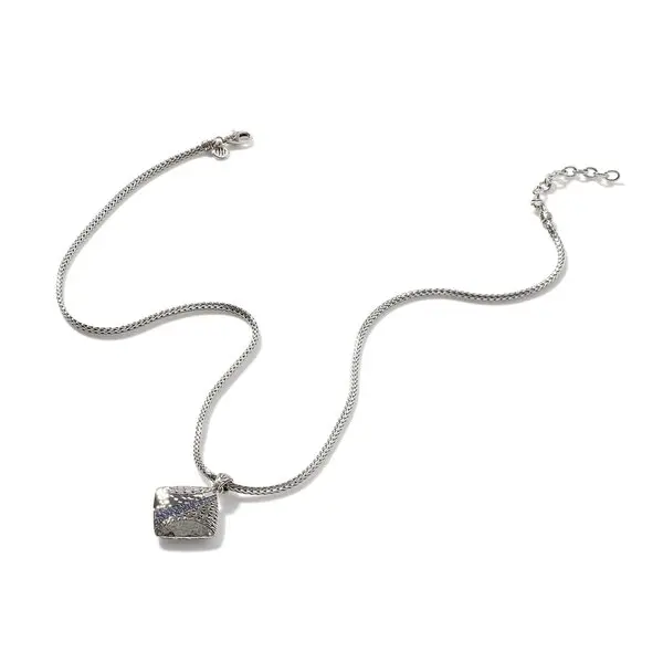 John Hardy Twisted Pavé Pendant Necklace
