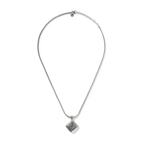 John Hardy Twisted Pavé Pendant Necklace