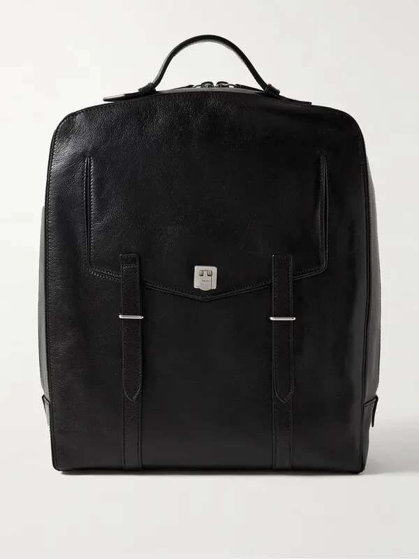 METIER Métier Rider Full-grain Leather Backpack - Black