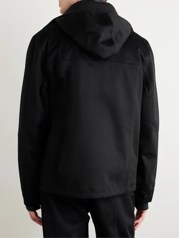 Zegna Convertible Cashmere Down Ski Jacket