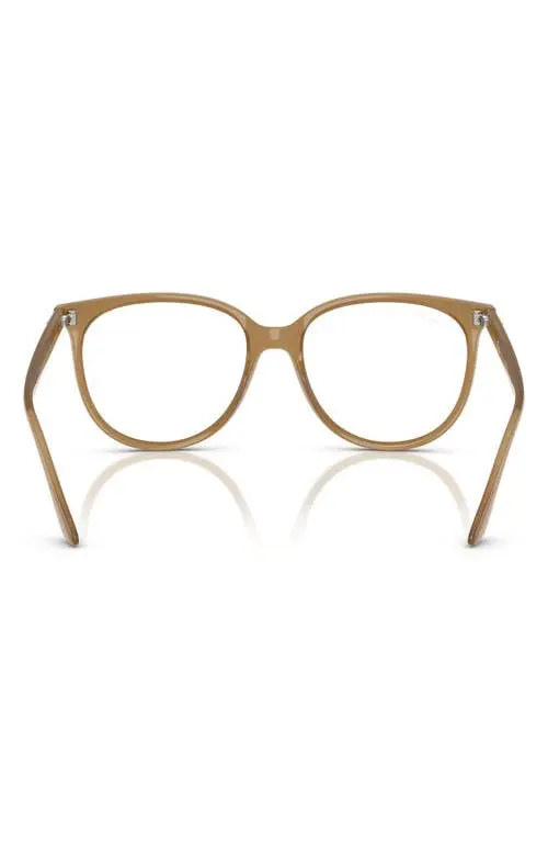 Ray-ban 54mm Square Optical Glasses - Brown