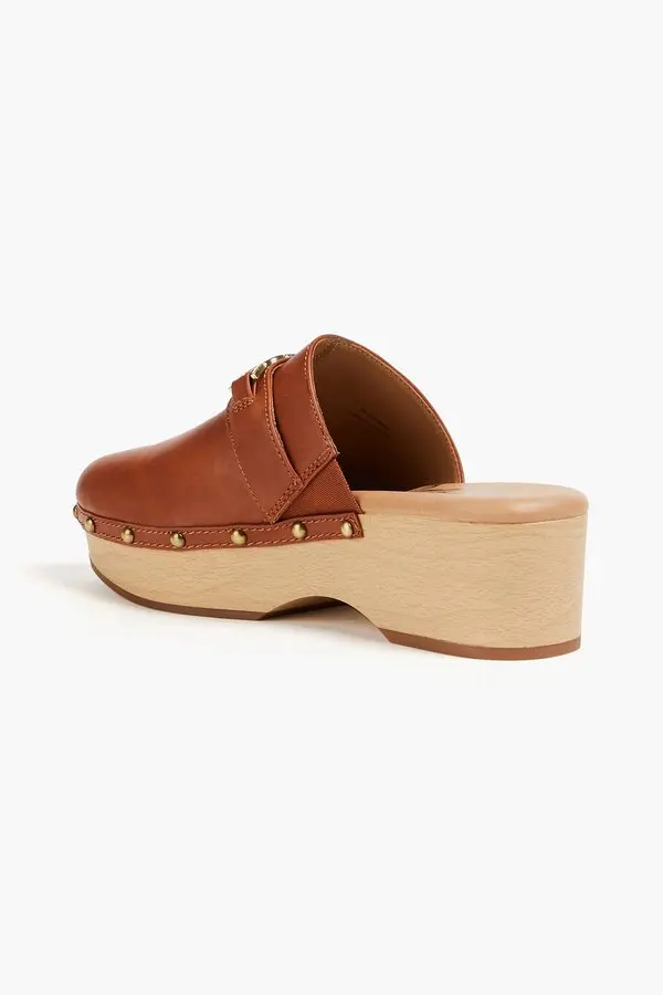 Sam Edelman Kaye Embellished Leather Clogs