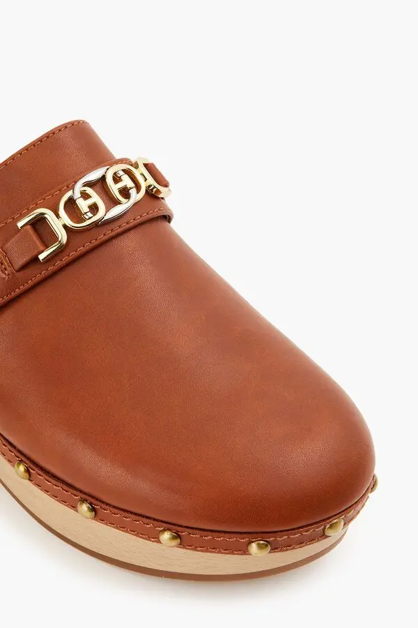 Sam Edelman Kaye Embellished Leather Clogs