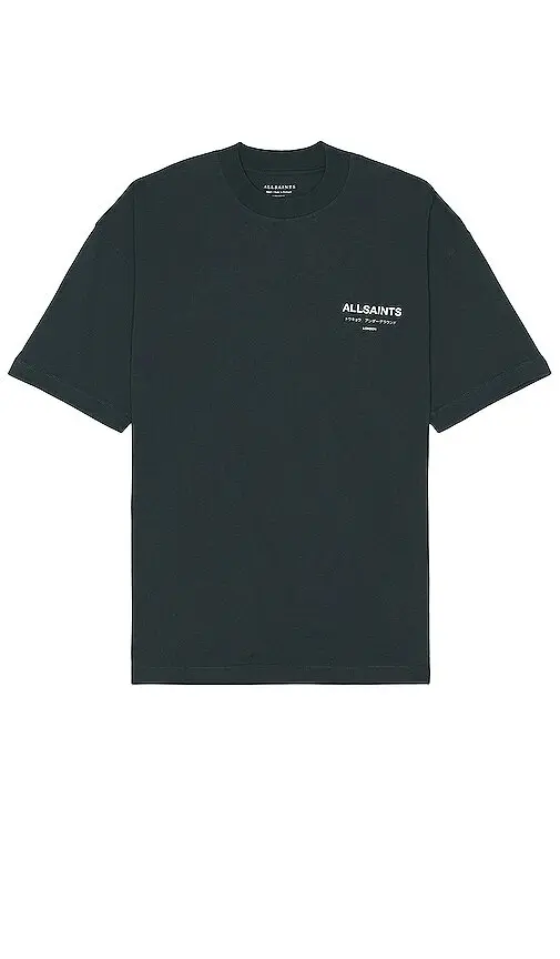 ALLSAINTS Underground Tee In Blue