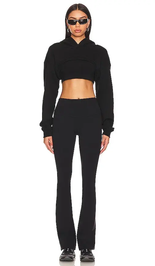 Alo Yoga Airbrush High Waist Bootcut Legging - Black | Editorialist