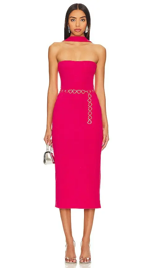 LOVERS AND FRIENDS Dominique Midi Dress