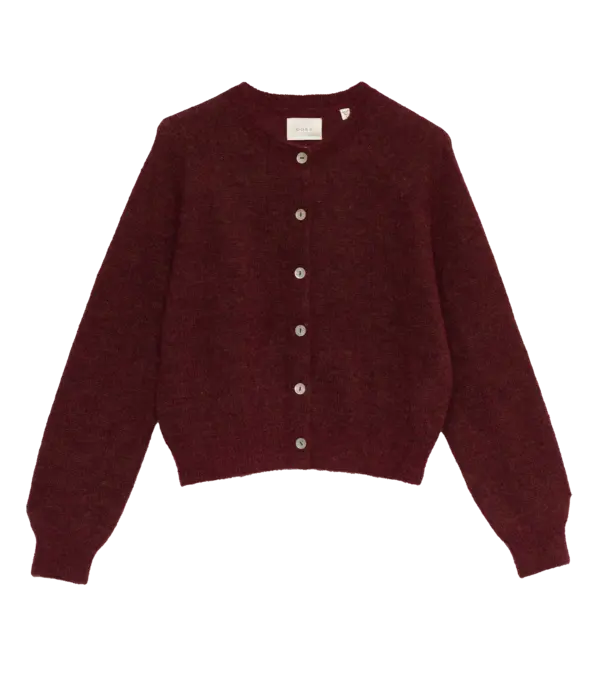 DÔEN Petra Cardigan - Bordeaux