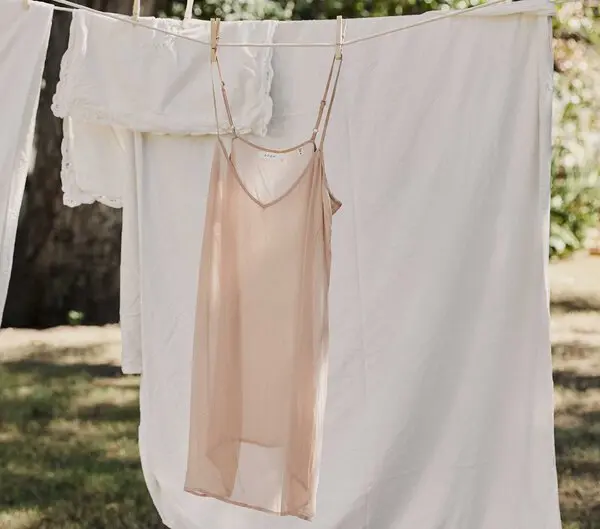 DÔEN Short Slip Dress - Conch
