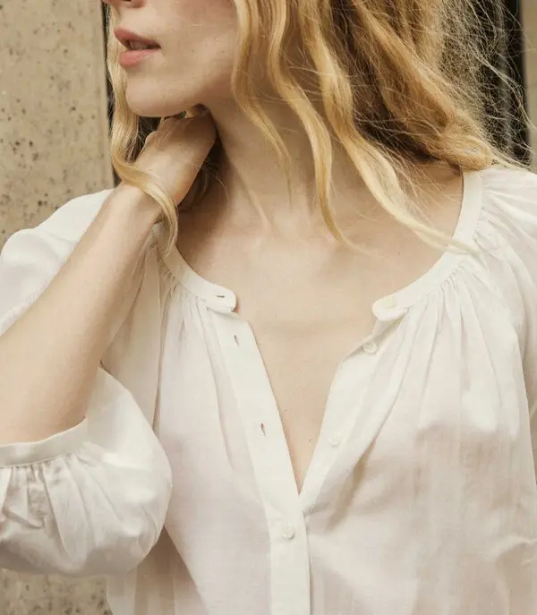 DÔEN Jiana Blouse - Salt