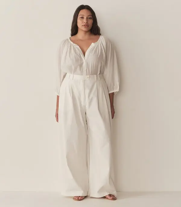 DÔEN Jiana Blouse - Salt