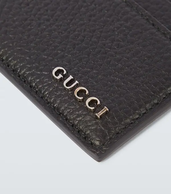 Gucci Logo Leather Card Holder