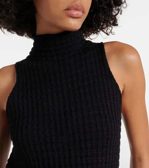 JIL SANDER Frayed Cotton Top