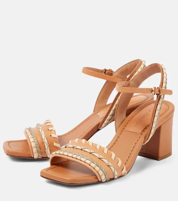 Ulla Johnson Sofia Leather Sandals - Brown