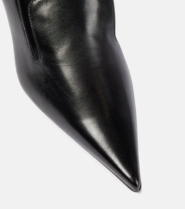 Proenza Schouler Point 25 Leather Pumps - Black