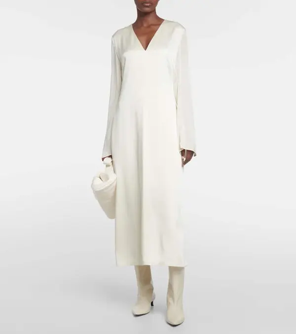 JIL SANDER Leather Boots - White