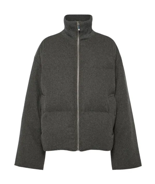 TOTEME Wool-blend Flannel Down Jacket