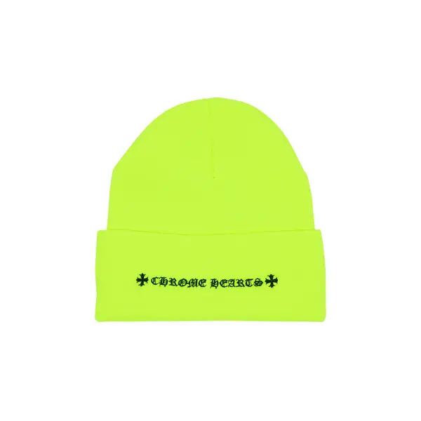 Chrome Hearts Triple Cross Beanie - Yellow