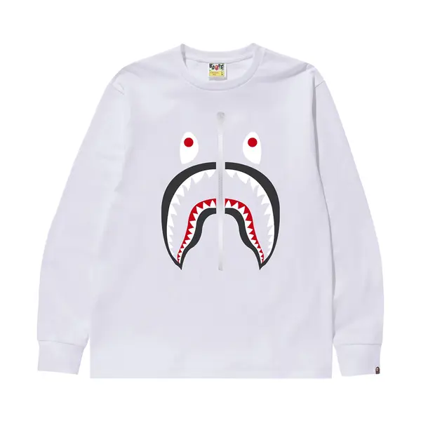 A BATHING APE Shark Long-sleeve Tee