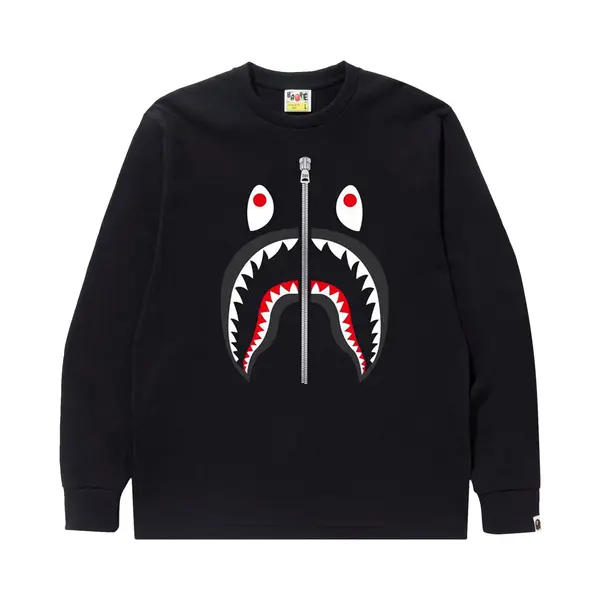 A BATHING APE Shark Long-sleeve Tee