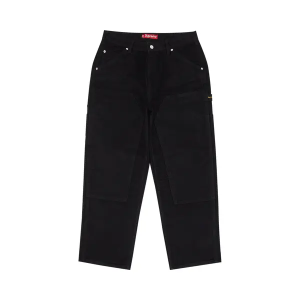 Supreme Moleskin Double Knee Painter Pant - Black
