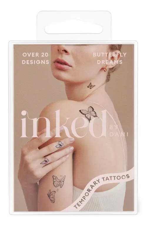 INKED BY DANI Temporary Tattoo Pack - Butterfly Dreams