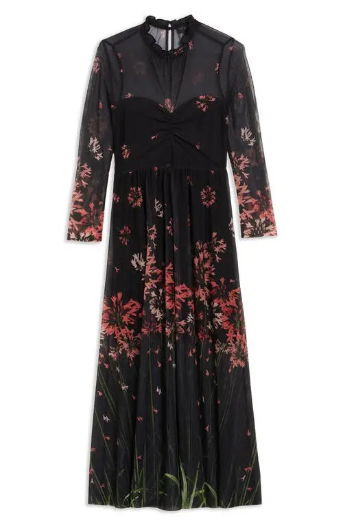 Ted Baker London Susenna Floral Mesh Midi Dress