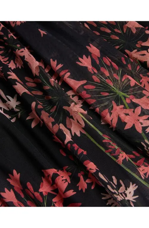 Ted Baker London Susenna Floral Mesh Midi Dress